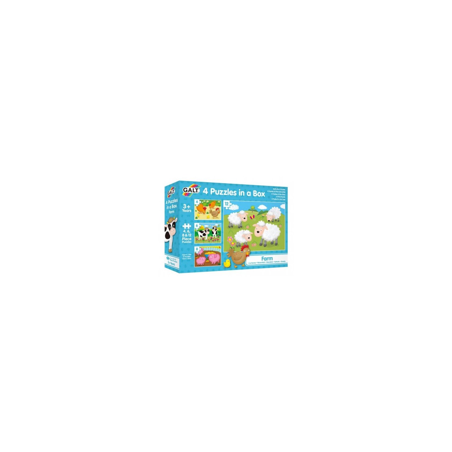 Set 4 Puzzles Granja - Farm
