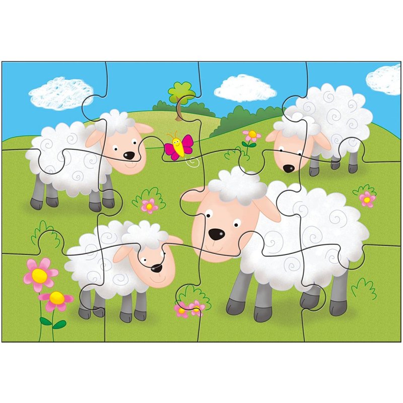 Set 4 Puzzles Granja - Farm