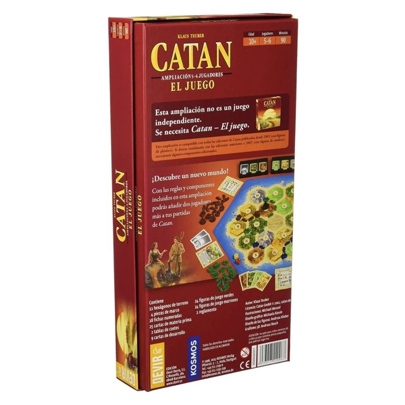 Catan Expansión 5-6 jugadores