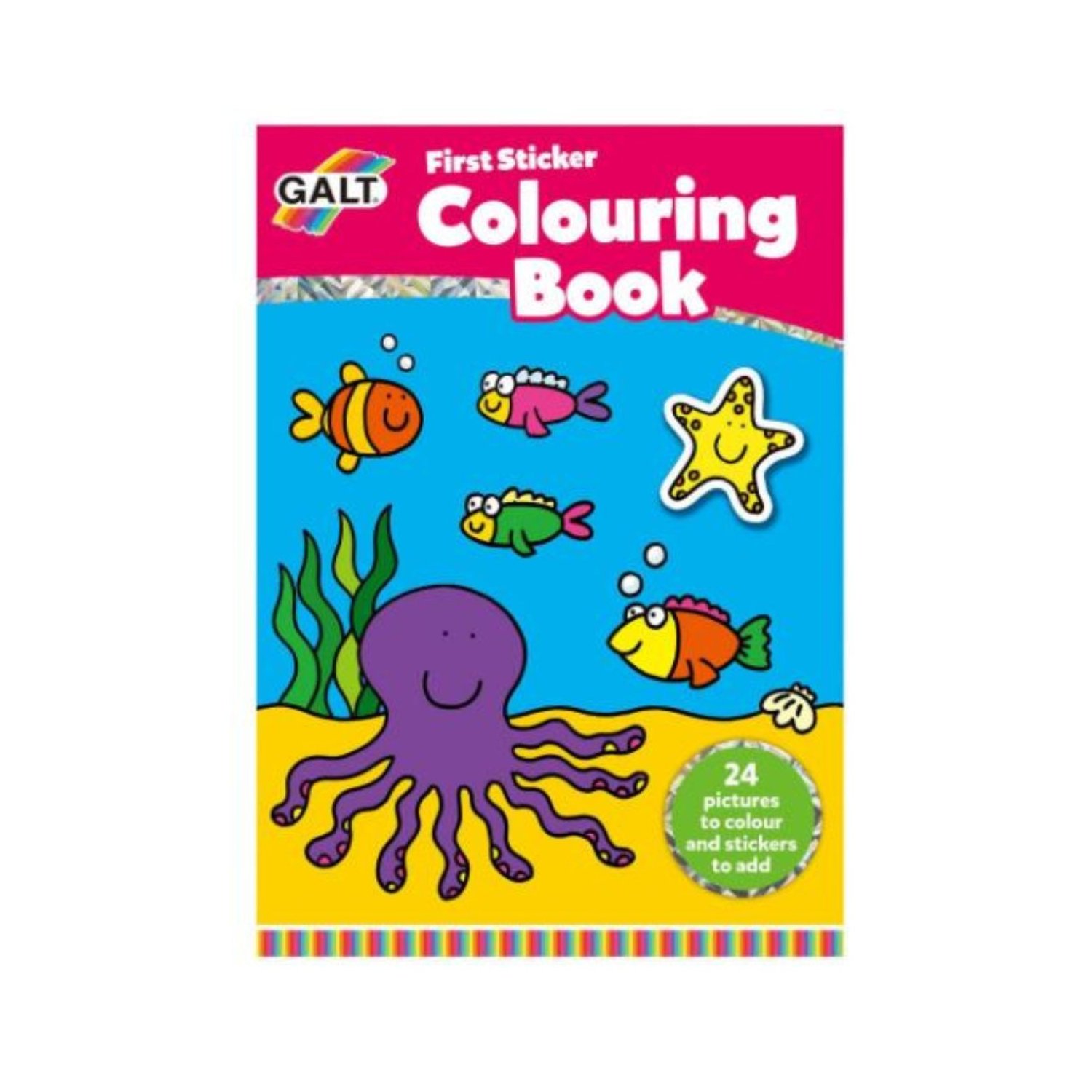 Primer Libro Para Colorear Con Stickers - First Sticker Colouring Book