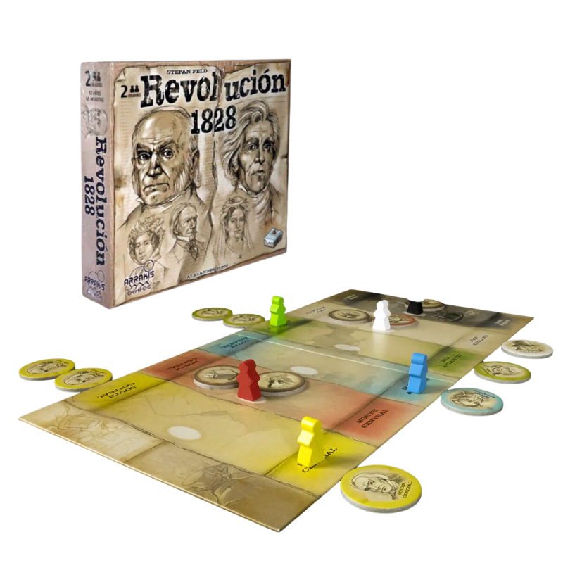 Revolución 1828: La Política en un Juegos de Mesa para Dos