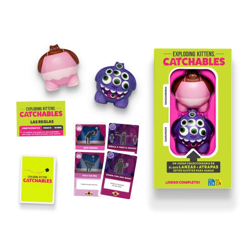 Exploding Kittens: Catchables 2-Pack 3 - Danzaminina y Catástrofe